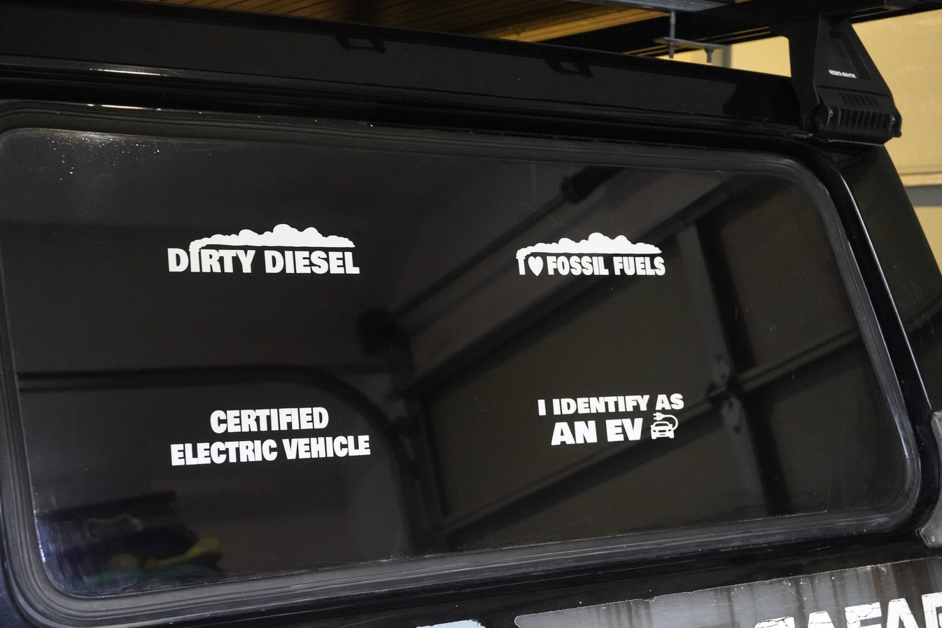 I Identify as an EV Sticker – NZ WHIP LIGHTS